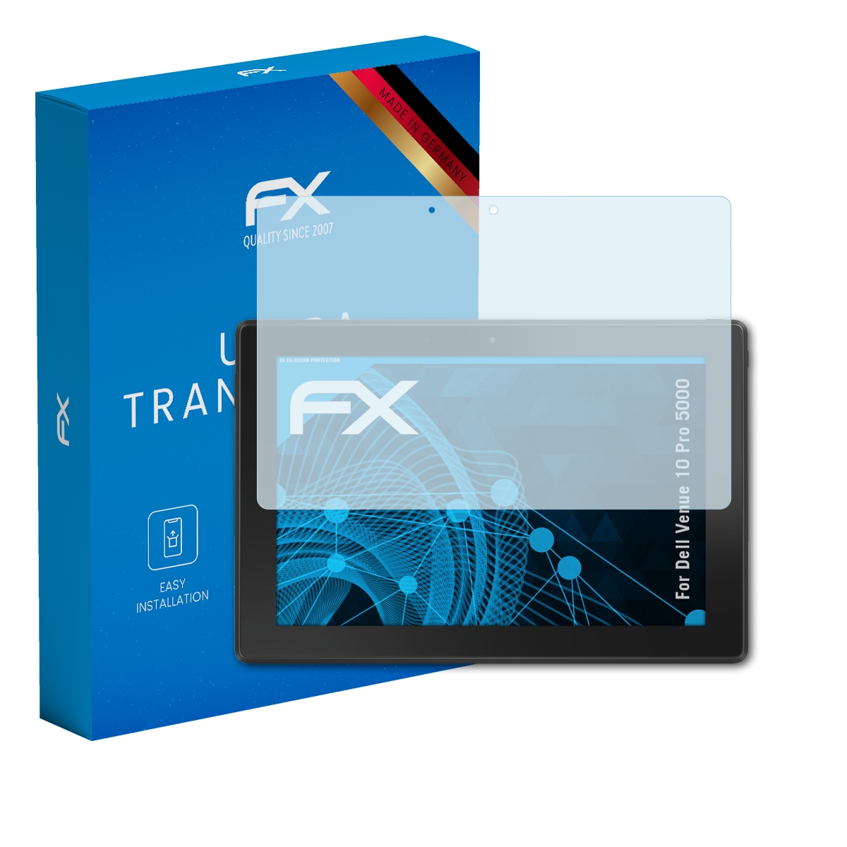 atFoliX 2x Screen Protector for Dell Venue 10 Pro 5000 clear ...